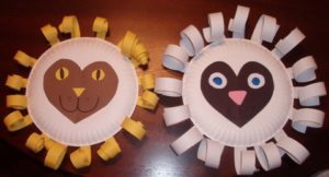 Lion & Lamb Paper Plate Craft Idea (for Kids Sunday School)