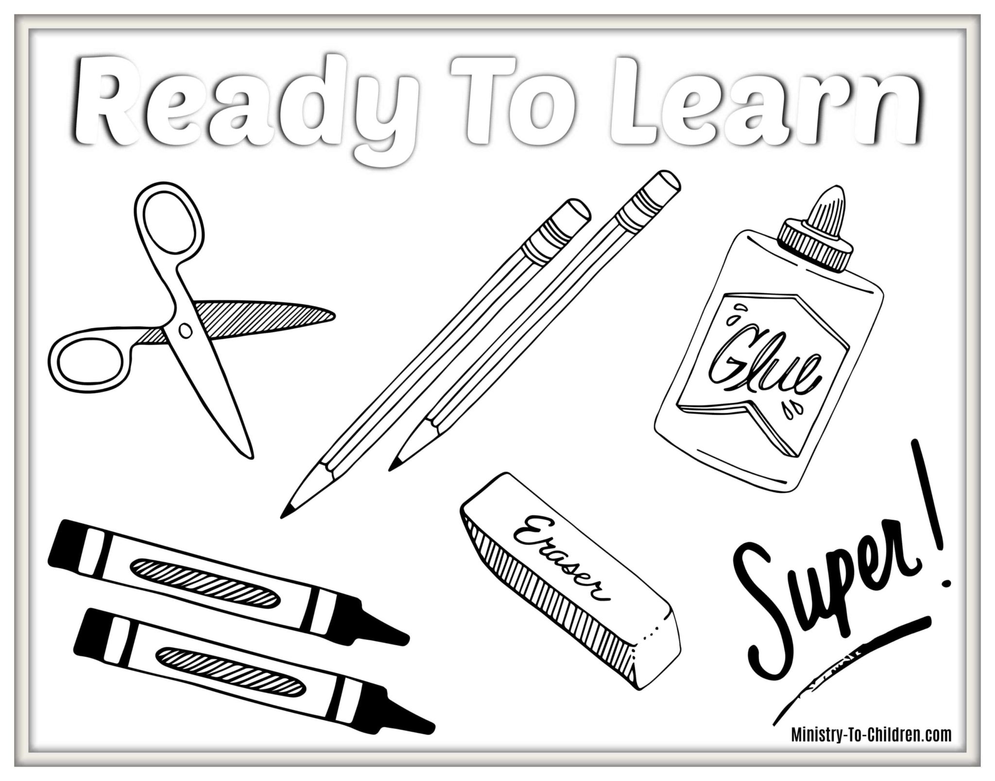 6 Back to School Coloring Pages (Free PDF Printables) for 2022
