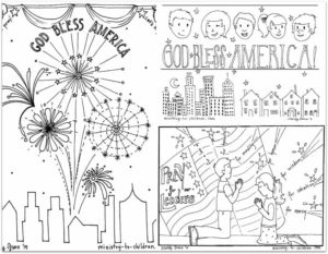 Patriotic Coloring Book for the 4th of July - Independence Day ...