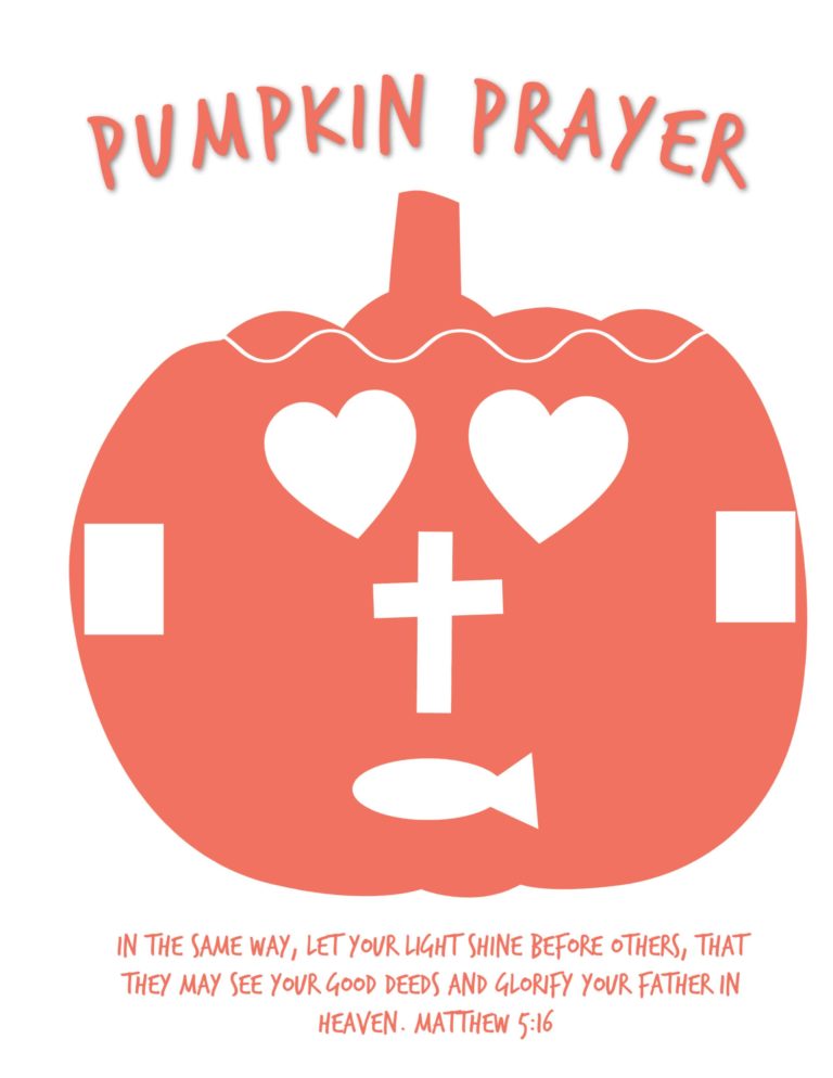 Pumpkin Prayer Poem (Free Printbale) Activity & Object Lesson for Kids