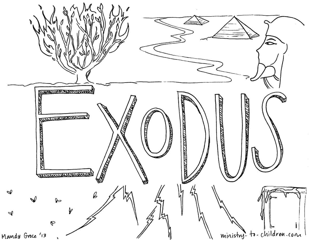 Coloring Pages Exodus Coloring Pages Exodus