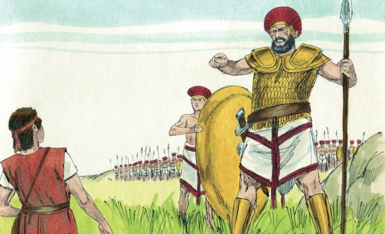 Bible Lesson Skit - David and Goliath (1 Samuel 17)