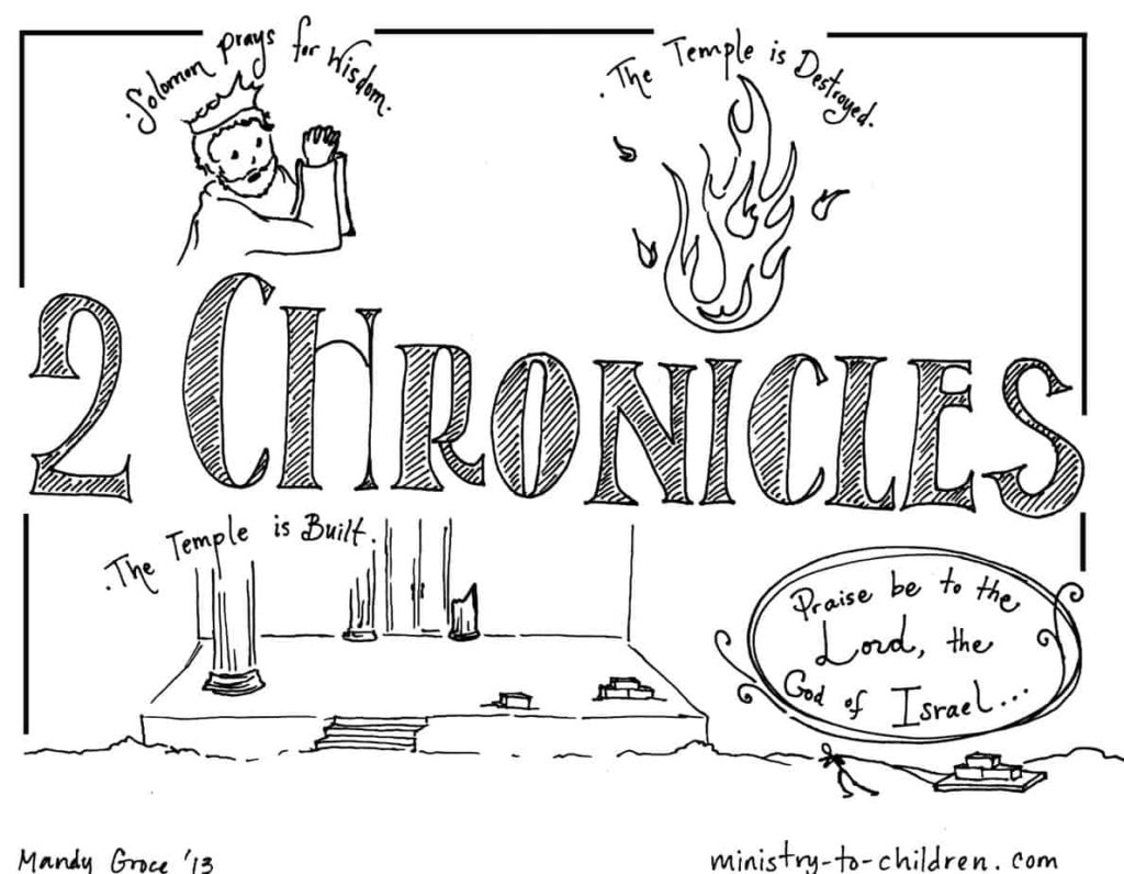 "Book of 2 Chronicles" Bible Coloring Page
