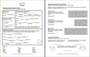 Worksheet: Learn about Prayer - Ministry To Children