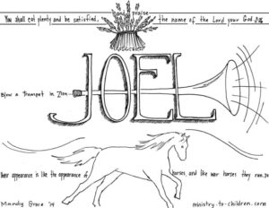 Joel Bible Coloring Page - Ministry To Children