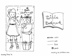 Bible Bookmark Coloring Pages - Ministry To Children
