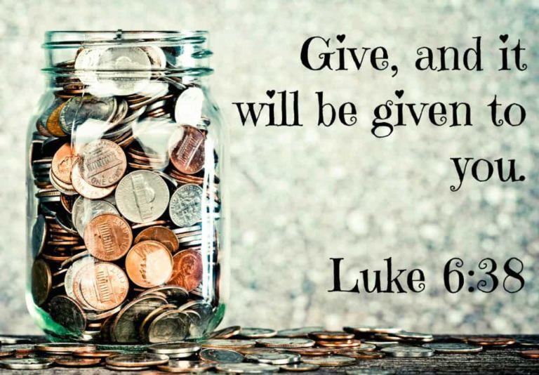 Bible Verses about Giving - Ministry To Children