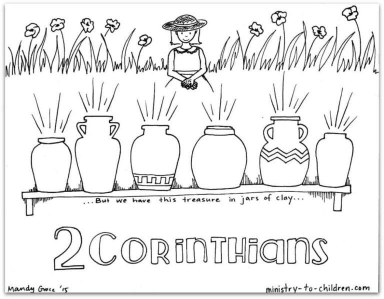 “2 Corinthians” Bible Book Coloring Page - Ministry To Children