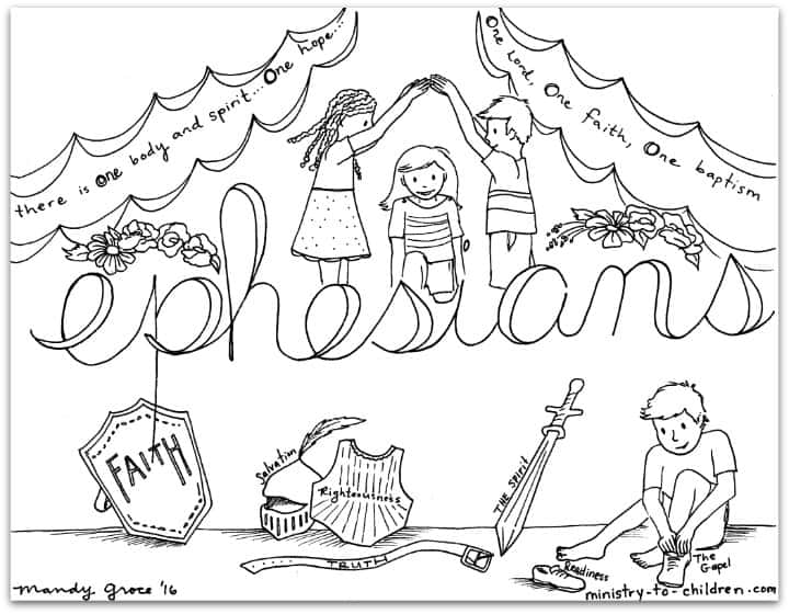 Ephesians Bible Book Coloring Page Ministry To Children Ephesians Bible Book Coloring Page Ministry To Children
