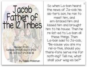 "Jacob, Father of the 12 Tribes of Israel" Story for Early Readers ...