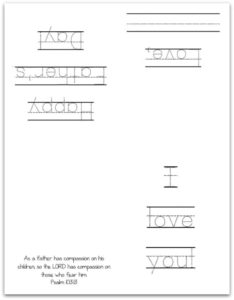 Father’s Day Card - Ministry To Children