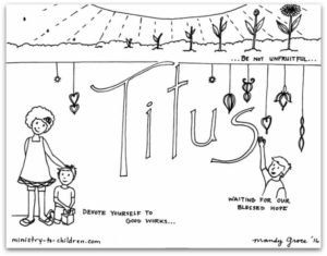 "Titus" Bible Book Coloring Page - Ministry To Children