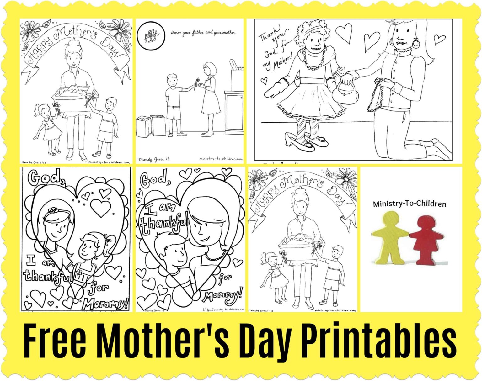 Bible Coloring Pages for Kids (Download Now) Free Christian PDF Printables