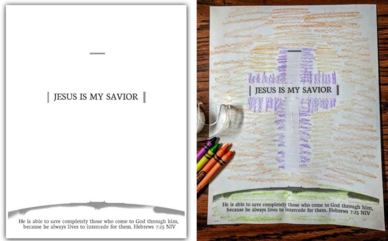 Easter Cross (Simple Printable) Craft for Kids - Ministry To Children