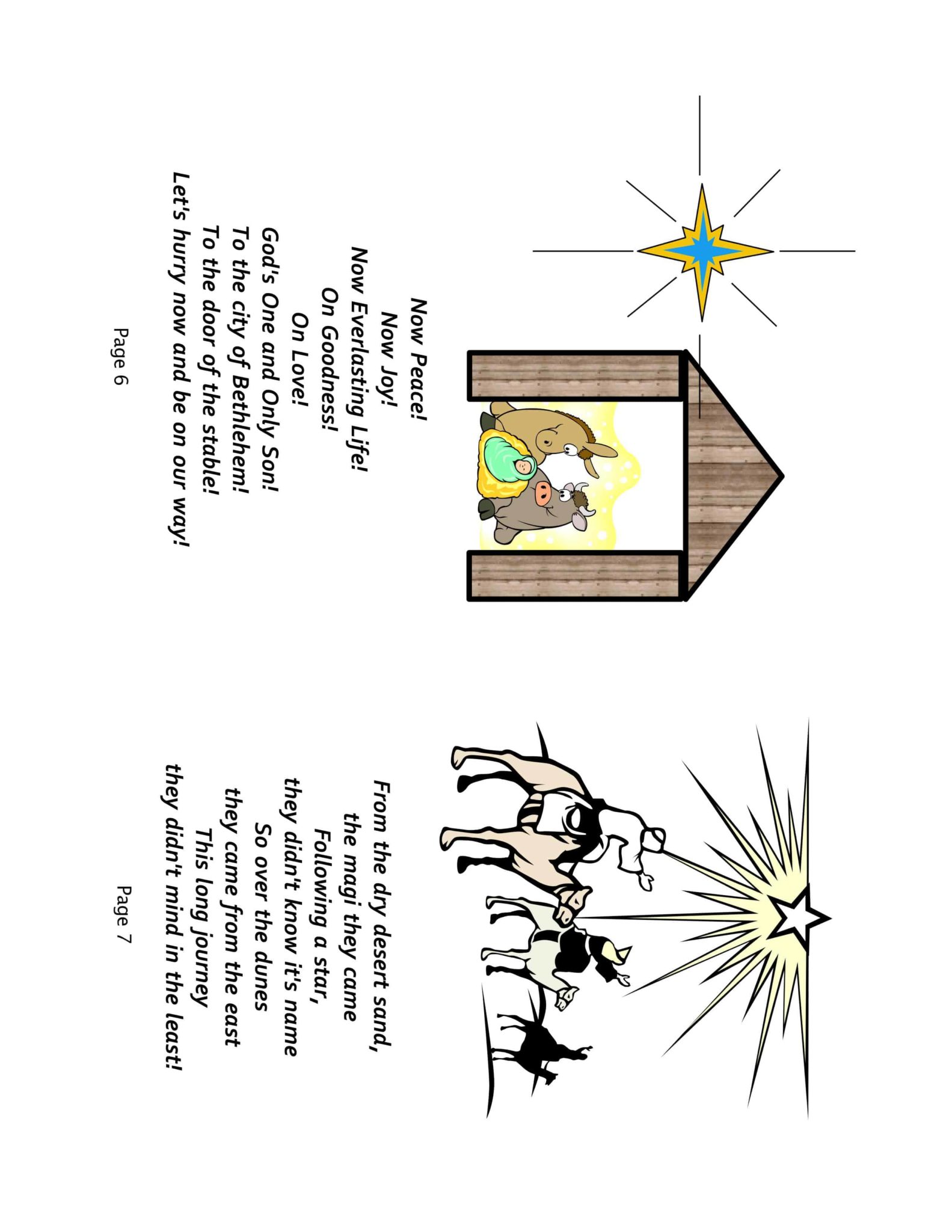 Story of Christmas (Printable PDF) Storybook about Jesus Birth ...
