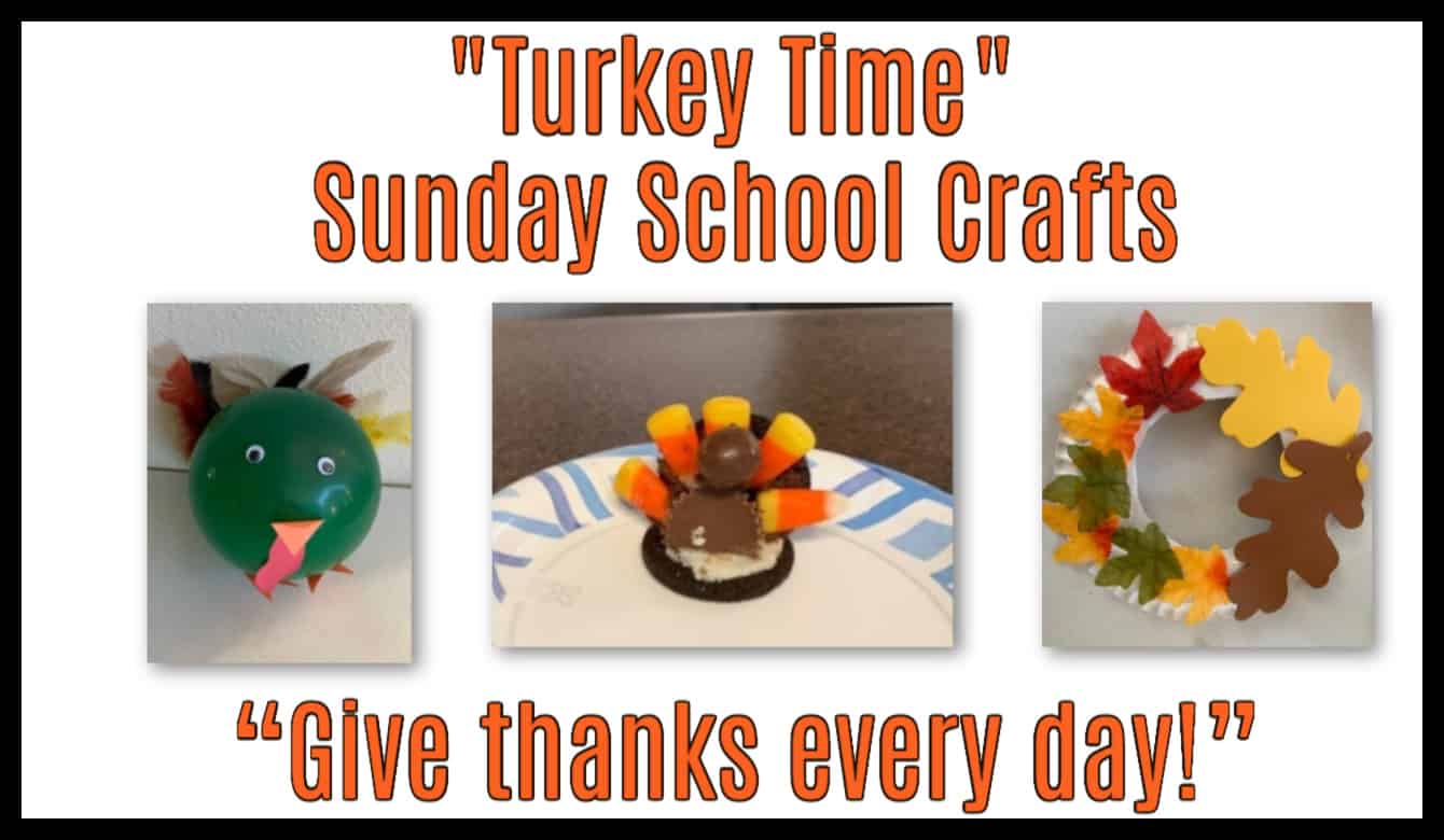Sunday School Thanksgiving Crafts & Bible Activities (Easy Projects ...