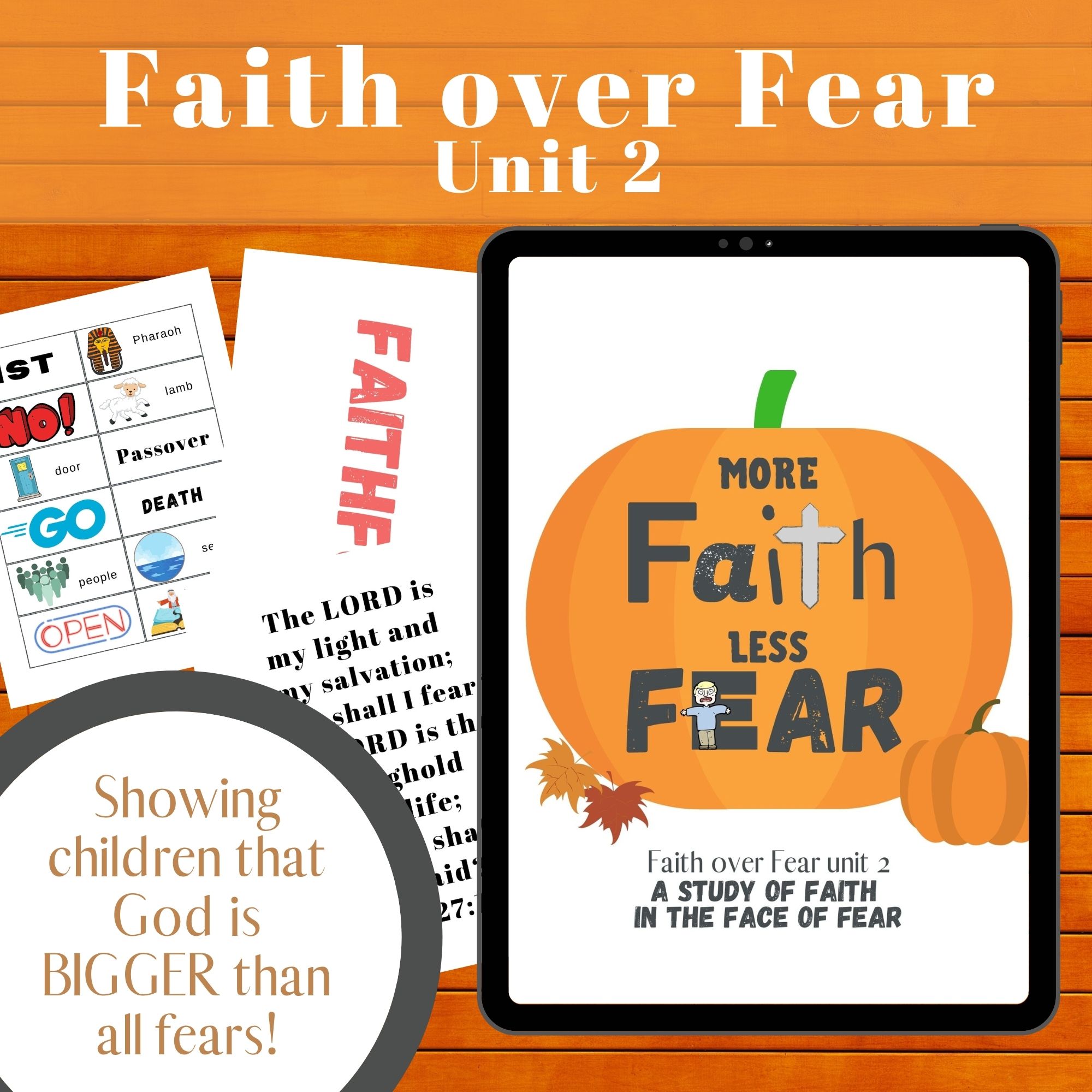 More Faith Less Fear (4-Week Curriculum) for Kids' Sunday School ...