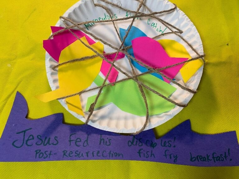 Crafts: Jesus Restores Peter John 21:1-19 Sunday School Craft ...