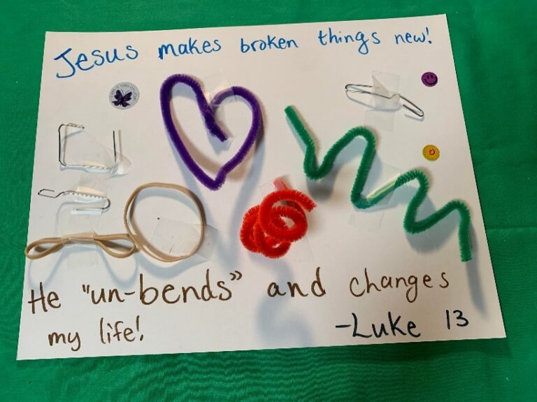 Sunday School Crafts (Luke 13:10-17) Jesus Heals on the Sabbath ...