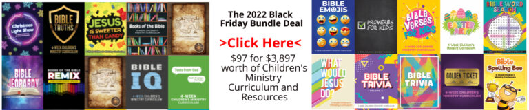 Black Friday Curriculum Bundle for Children's Ministry - Ministry To ...