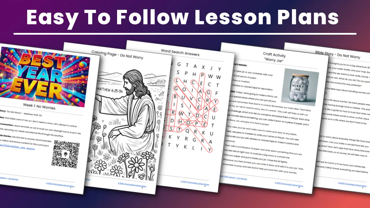 Best Year Ever: 4-Lesson Free Curriculum for Children's at NEW YEAR's ...