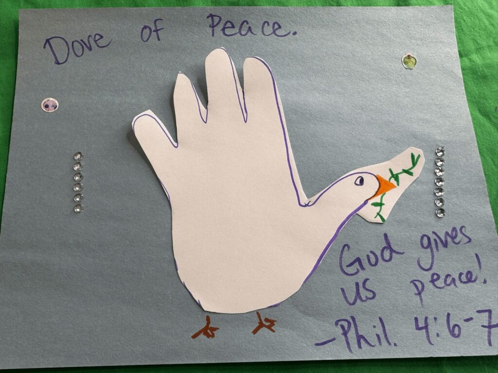 PEACE - Fruit of the Spirit Bible Crafts - Ministry To Children