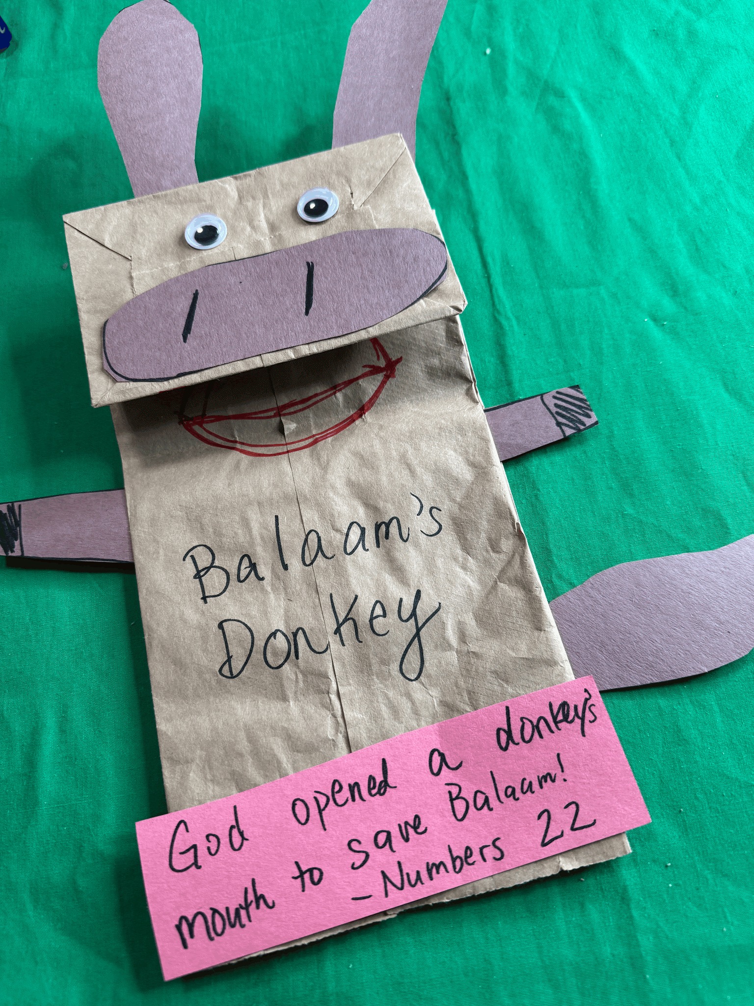 Bible Crafts - Balaam’s Donkey (Numbers 22:1-40) - Ministry To Children